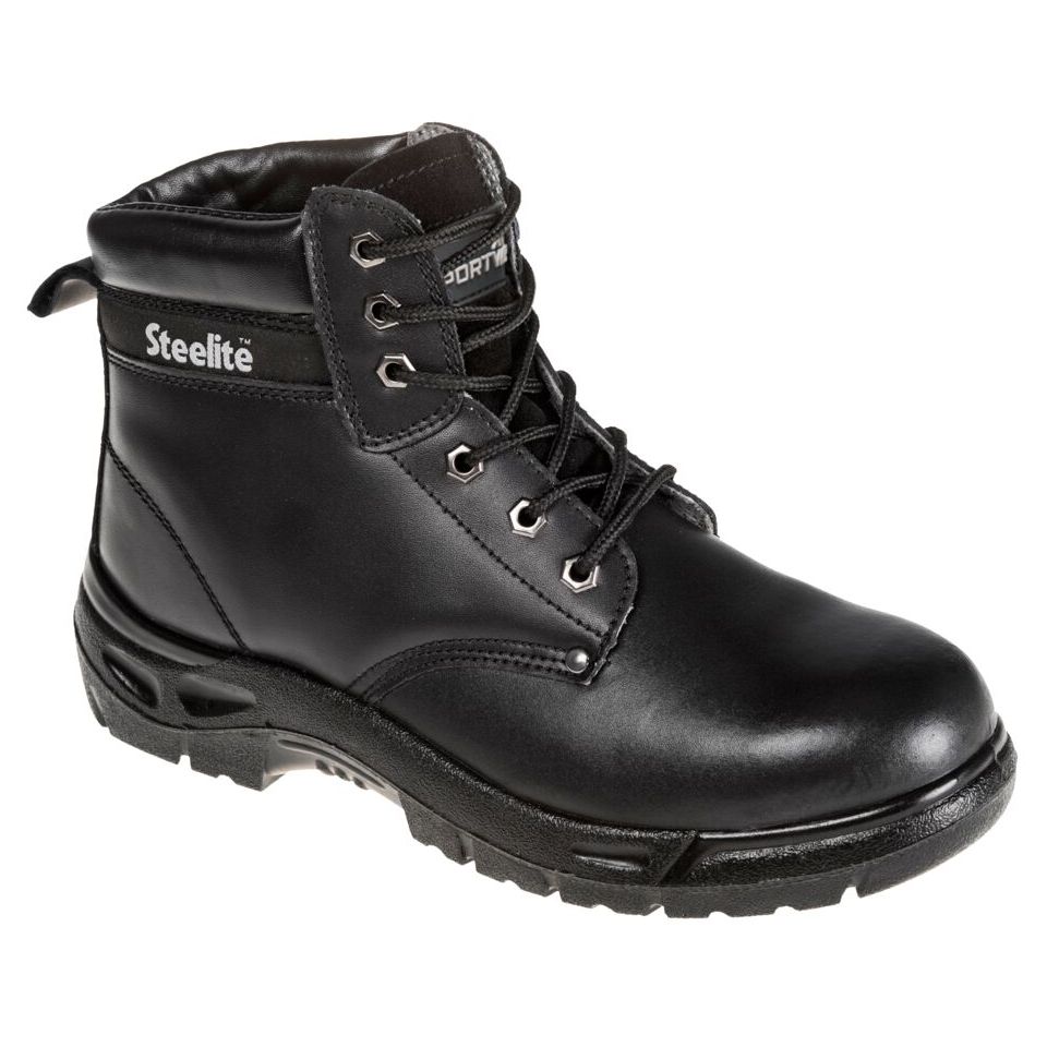 Portwest Steel Action Leather Ankle Boot S3 SR - EPT Workwear